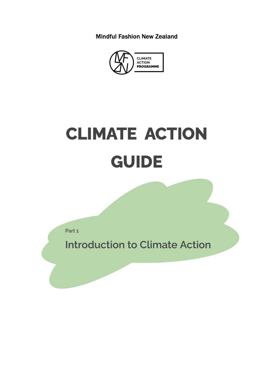 Mindful Fashion Climate Action Toolkit - Mindful Fashion NZ